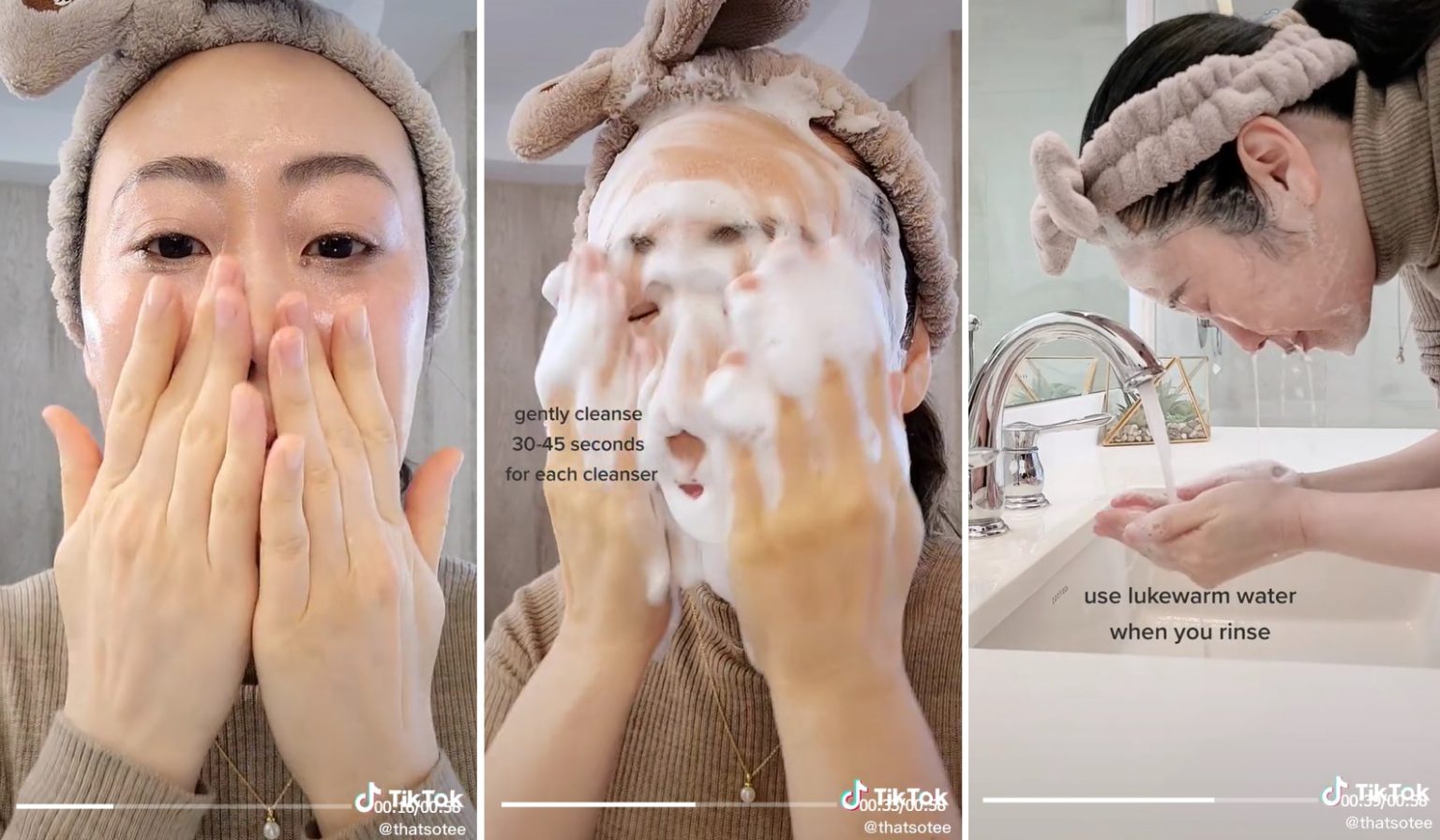 Rutina de curățare a feței care a devenit virală pe TikTok - Ariul
